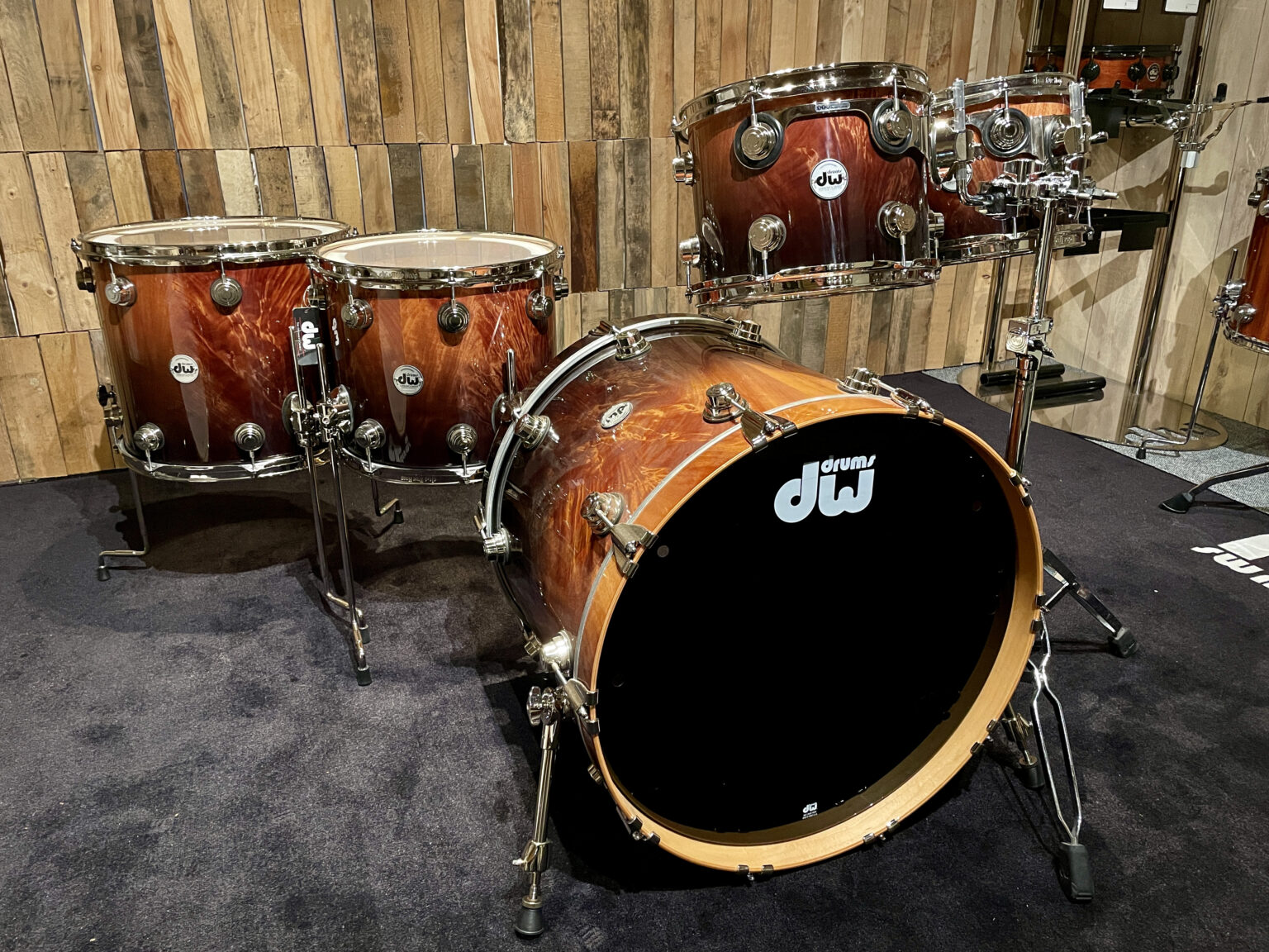 DW Collector's 50th Anniversary Drum Set - Exotic Serie - Drums Only